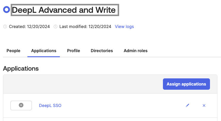 Set up JIT group synchronization: SAML and Okta – DeepL Help Center | How Can We Help You?